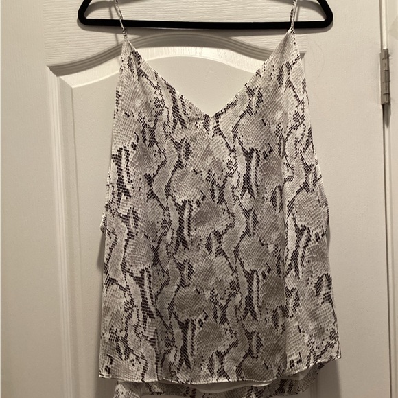 Express | Tops | Express Snake Print Tank Top Black And White | Poshmark